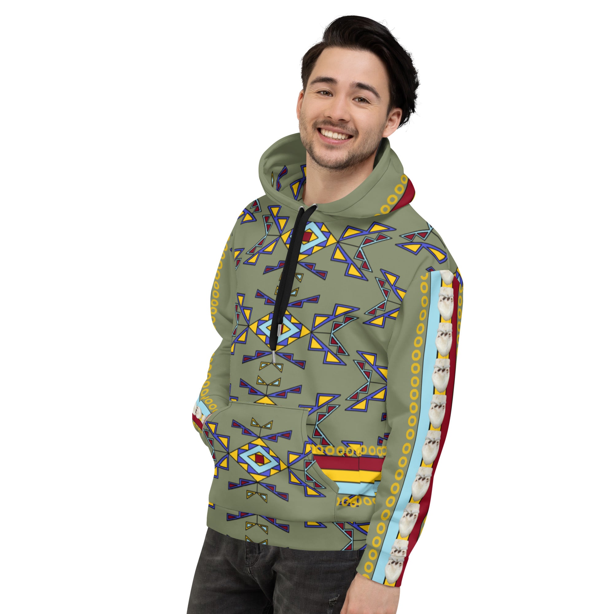 Geometric Lakota Hoodie – Lakota Made
