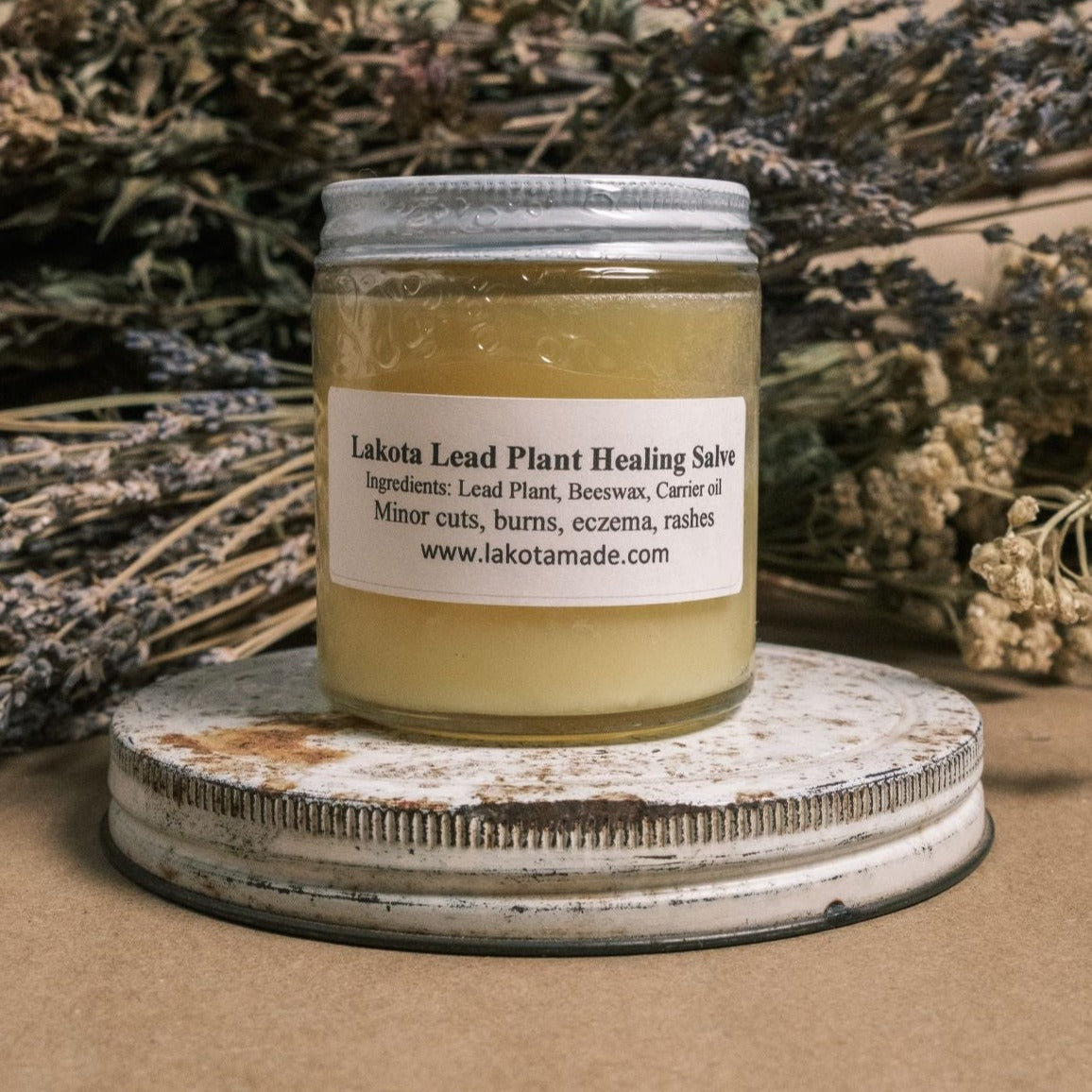 Lead Plant Salve 8 oz. | Herbal Pain Salves | Lakota Made