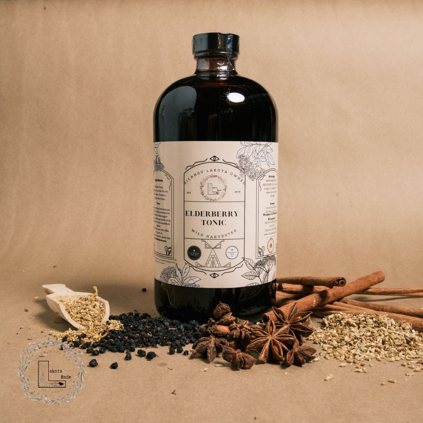 Elderberry Tonic 32oz – Lakota Made