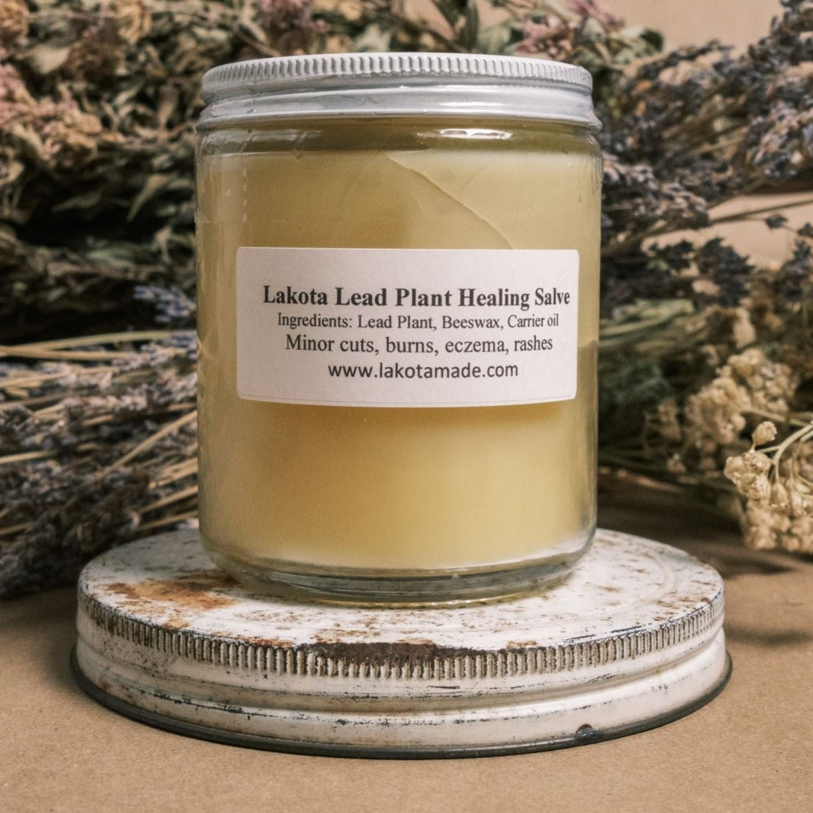 Lead Plant Salve 8 oz. | Herbal Pain Salves | Lakota Made