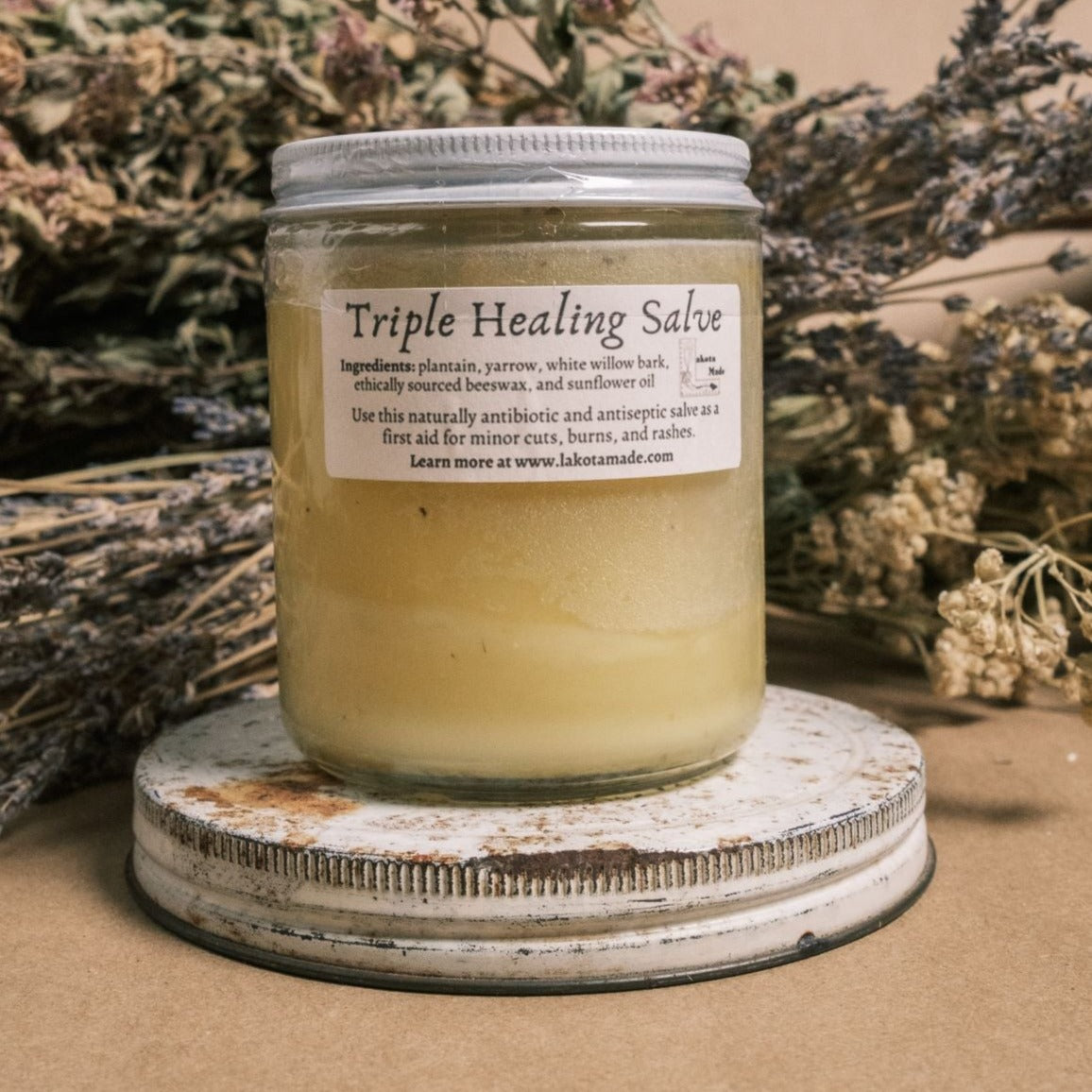 Triple Healing Salve 8 oz. | Herbal Salves | Lakota Made